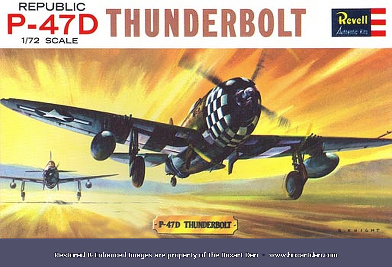 Revell Republic P-47D Thunderbolt 1-72 '60's
