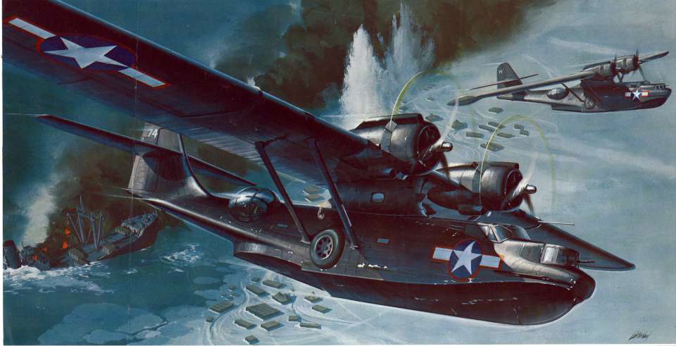 Revell Consolidated PBY-5A Catalina Black Cat 1969