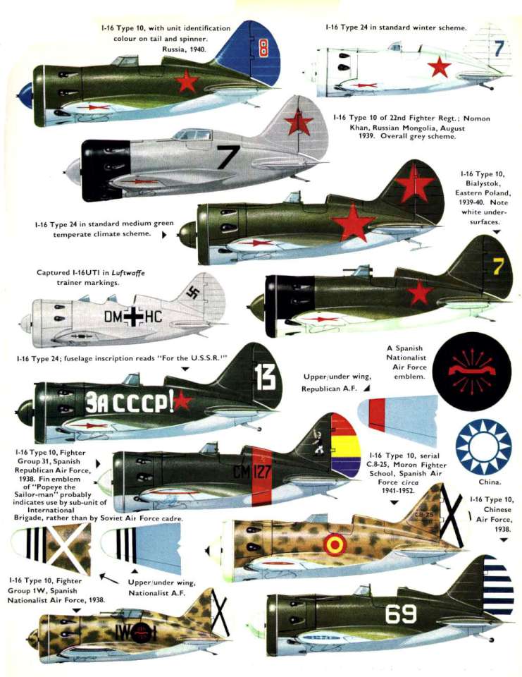 I16 Polikarpov Rata (122+) Page 11-960